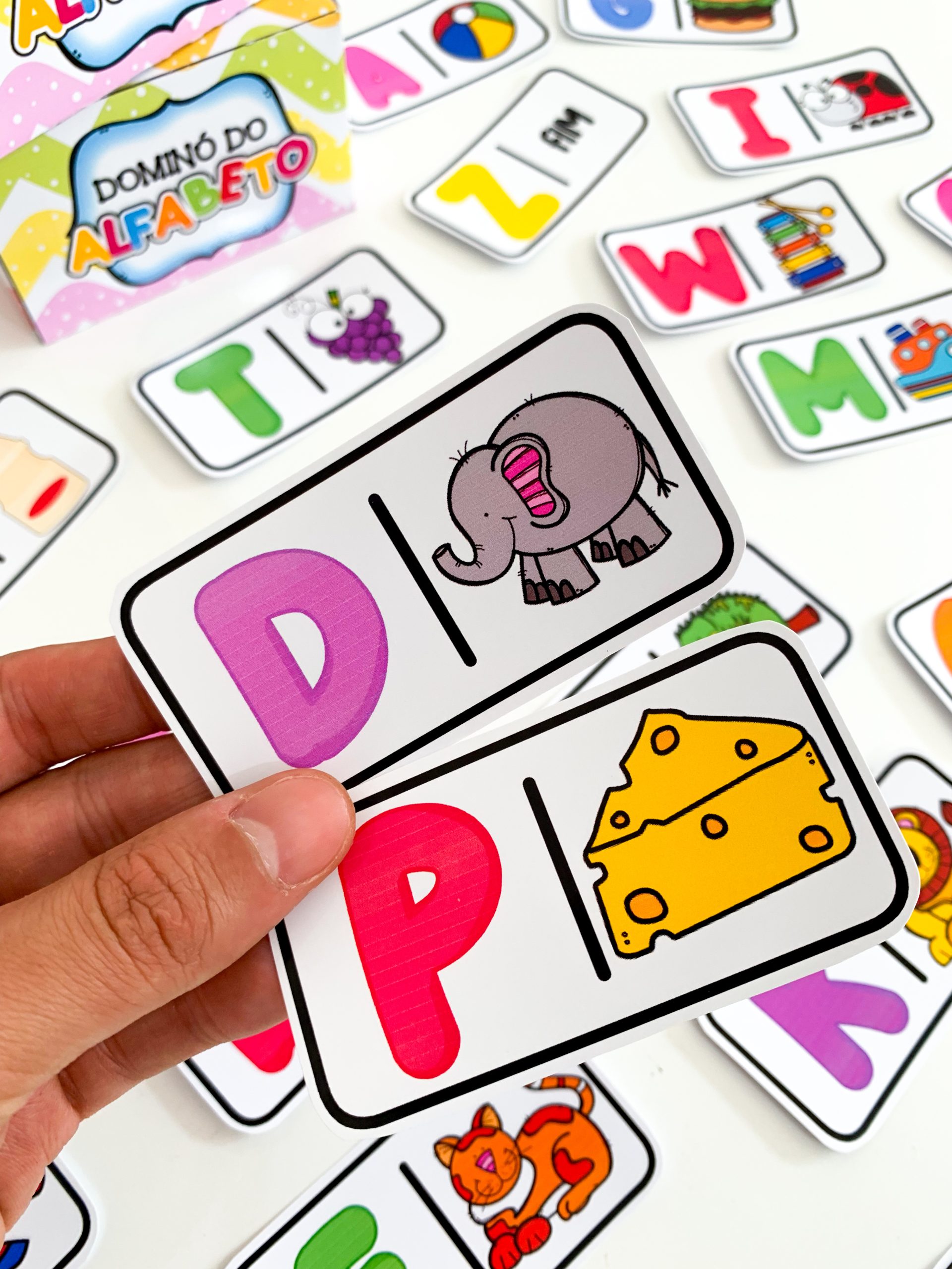 Dominó do Alfabeto – Nuvem Pedagógica