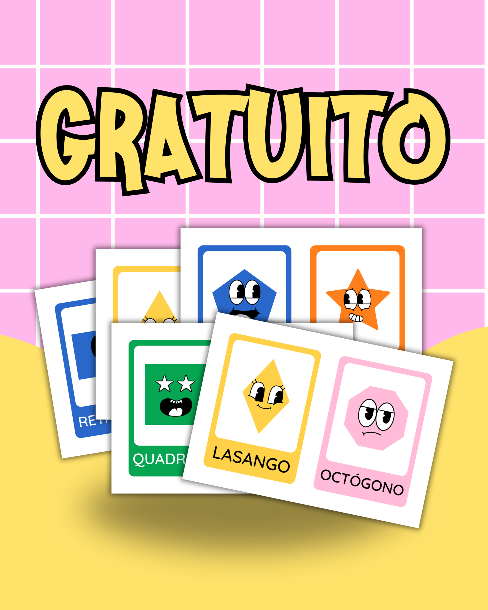 Cards Formas Geométricas – Nuvem Pedagógica